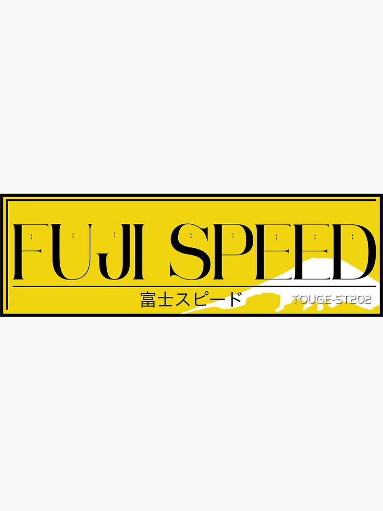 "FUJI SPEED - JDM SLAP STICKER" Sticker for Sale by TOUGE-ST202 | Redbubble