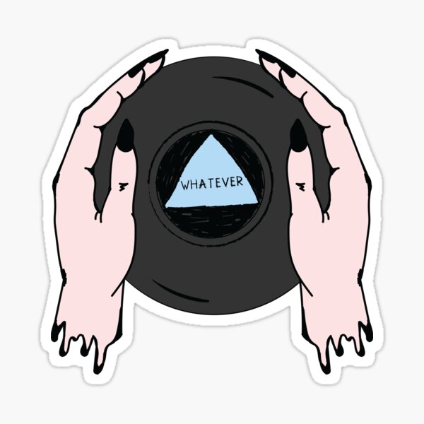 "Magic 8 ball" Sticker for Sale by Reoryta | Redbubble