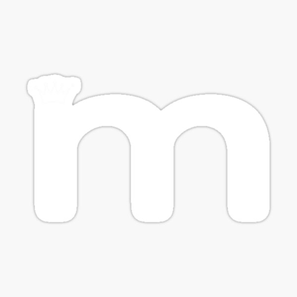 "letter m lower case alphabet" Sticker by Ben2022 | Redbubble