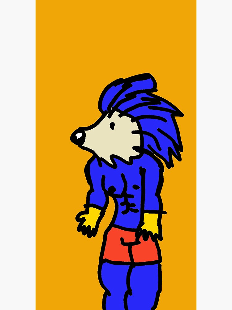 "strong sonic" Sticker for Sale by Mongoosemustard | Redbubble