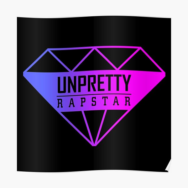 "Unpretty Rapstar Logo" Poster for Sale by skeletonvenus | Redbubble