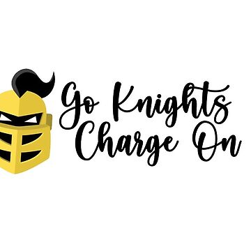 "UCF Go Knights Charge On!" Sticker for Sale by keringuyen | Redbubble