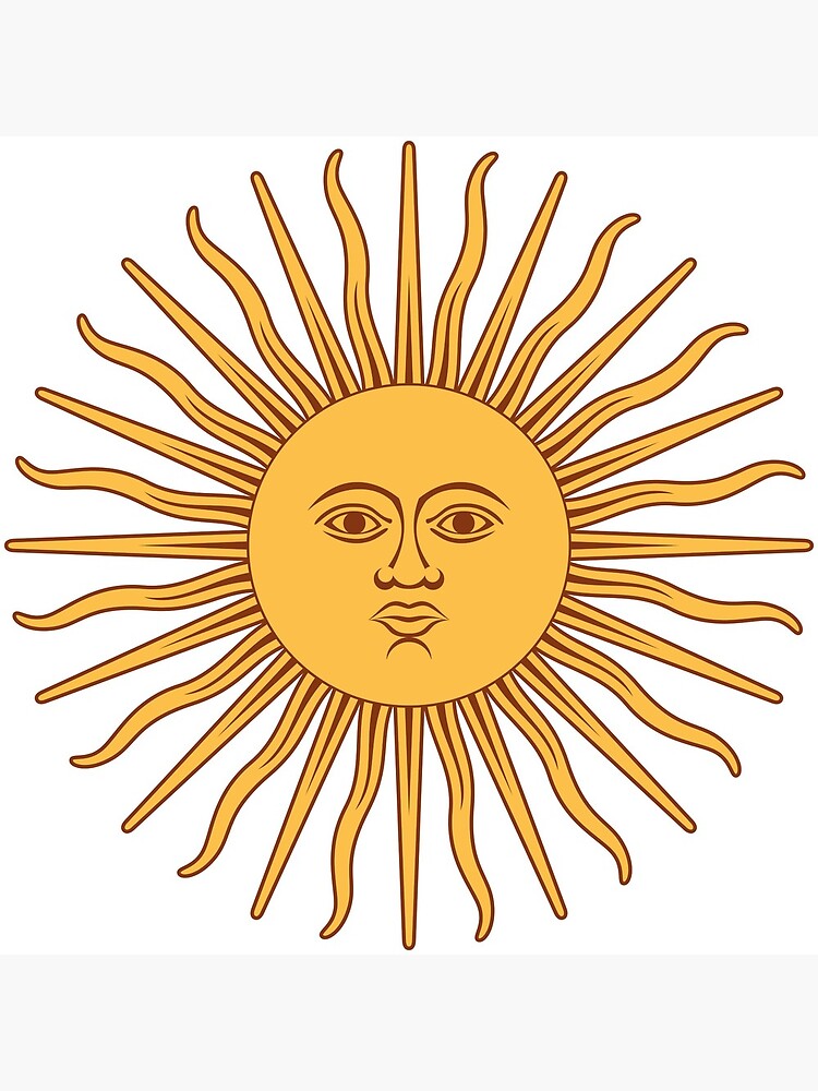 Lámina artística «Argentina Sol de mayo» de abbeyz71 | Redbubble