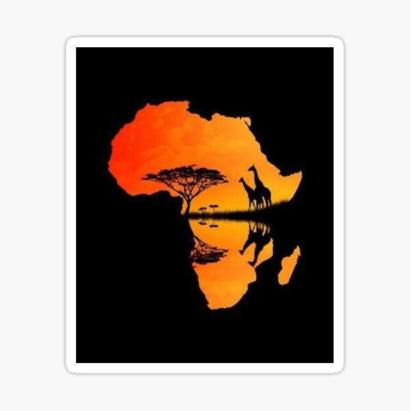 "Mama Africa" Sticker for Sale by Muszar | Redbubble
