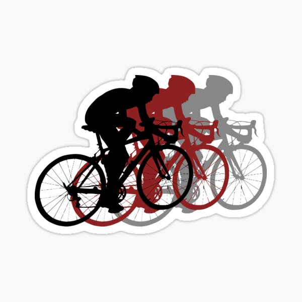 "Cycling" Sticker by Eekaecho | Redbubble