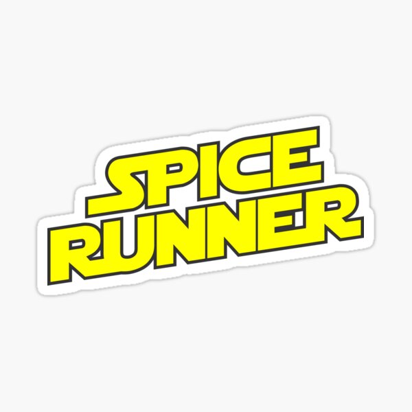 "Spice Runner" Sticker for Sale by TheFlying6 | Redbubble