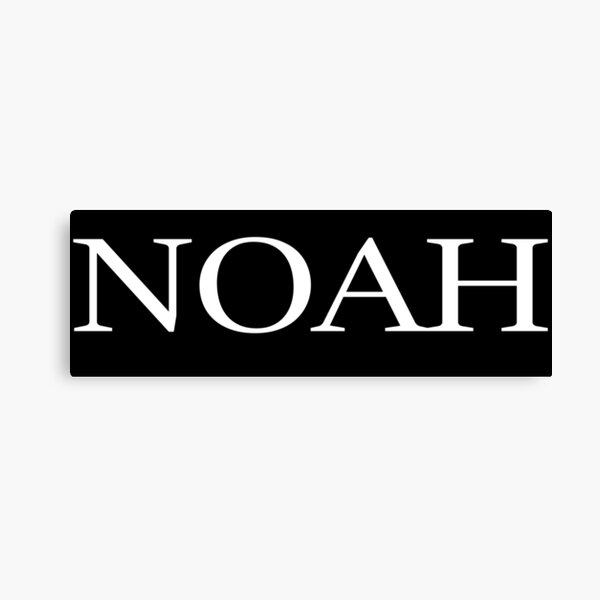 Noah Name Canvas Prints | Redbubble