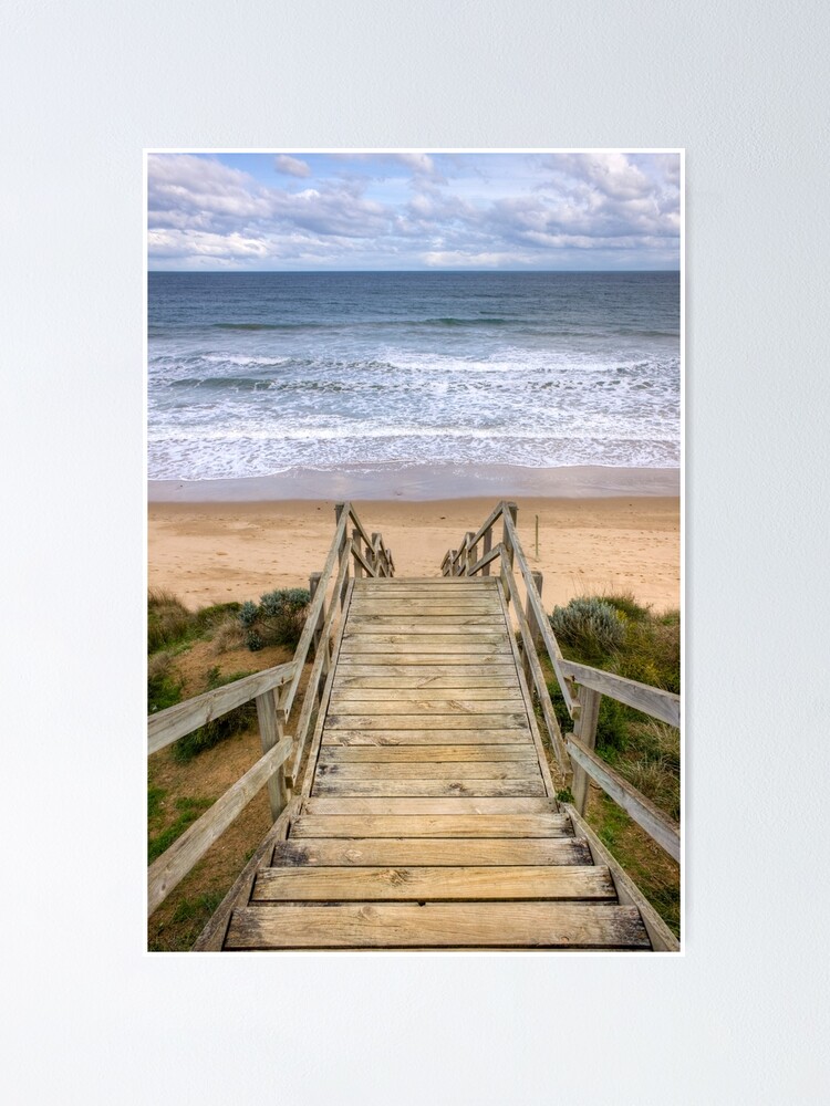 "Steps Down to Thirteenth Beach, Barwon Heads, Victoria, Australia ...