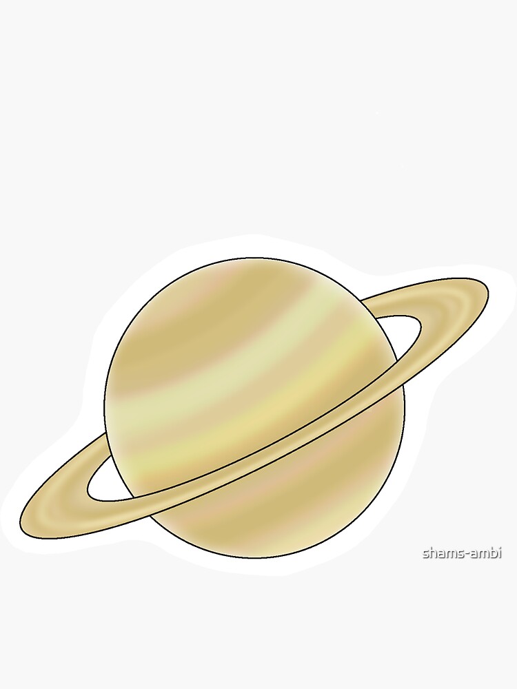"saturn aesthetic sticker" Sticker for Sale by shams-ambi | Redbubble