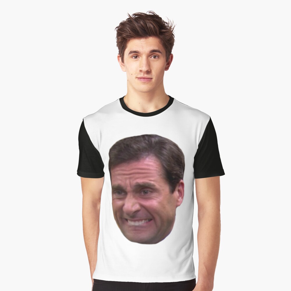 "Michael Scott Large Face - The Office" Sticker for Sale by Flakey ...