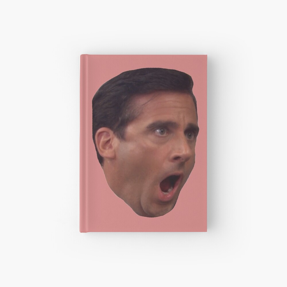 "Michael Scott Nooo Large Face - The Office" Hardcover Journal for Sale ...