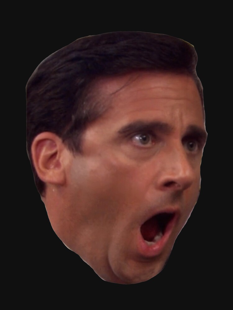 "Michael Scott Nooo Large Face - The Office" T-shirt by Flakey- | Redbubble