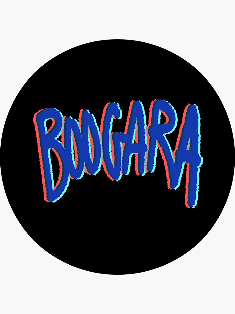 "Boogara" Sticker by Wizartsy | Redbubble