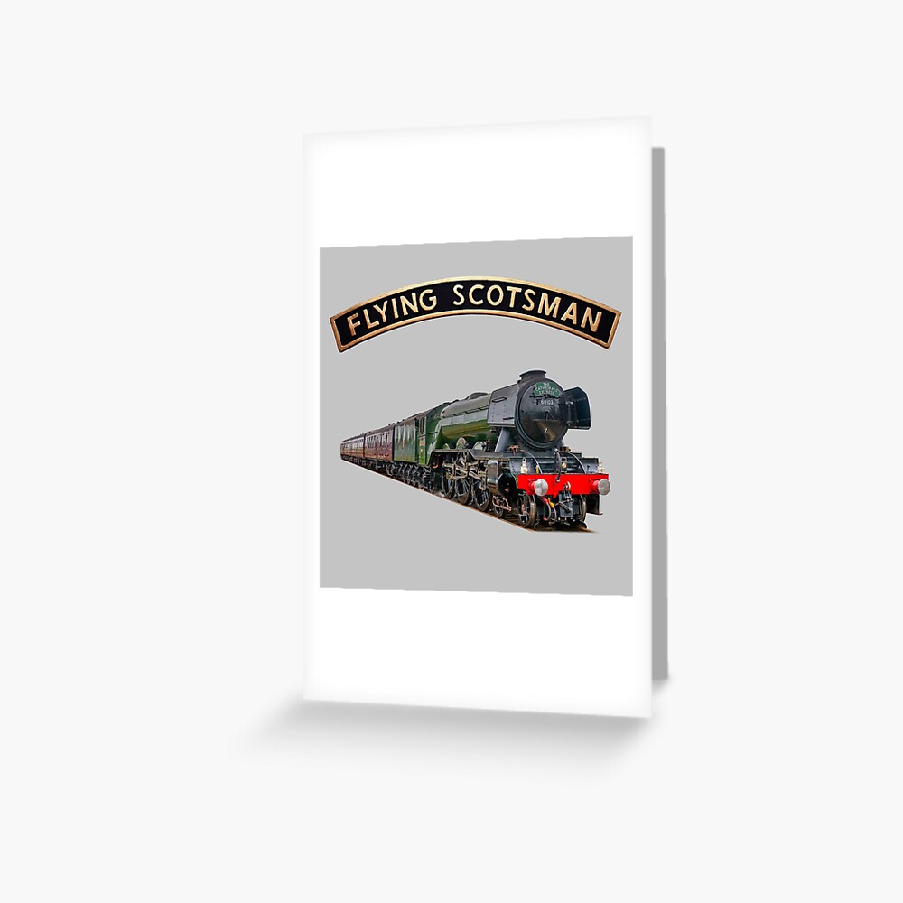 "The Flying Scotsman and Nameplate" Greeting Card by SteveHClark ...