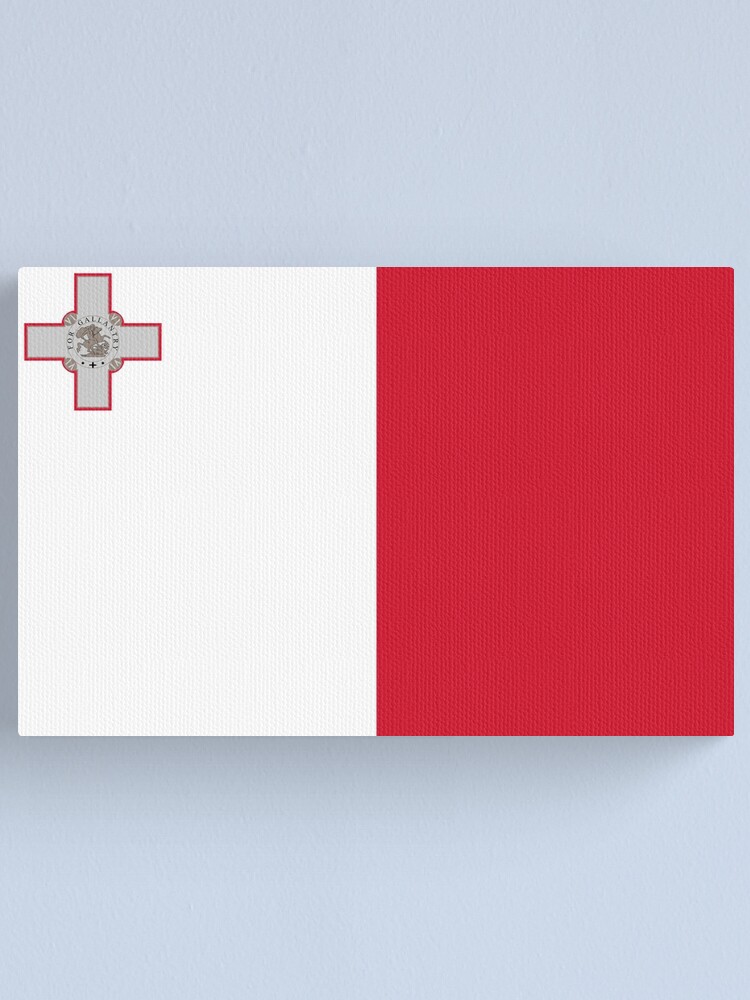 "Flag of Malta" Canvas Print for Sale by Inimma | Redbubble