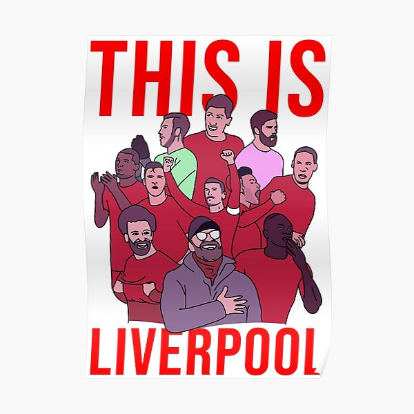 "DAS IST LIVERPOOL FC Cartoon" Poster von russell7lee | Redbubble