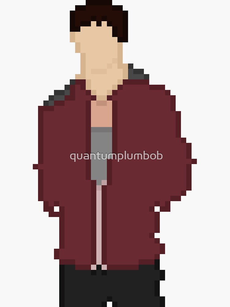"Monty Green Pixel Art" Sticker for Sale by quantumplumbob | Redbubble