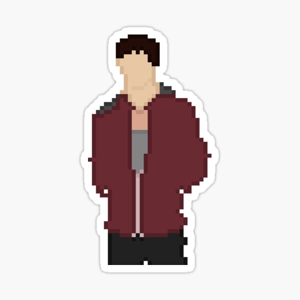 "Monty Green Pixel Art" Sticker for Sale by quantumplumbob | Redbubble