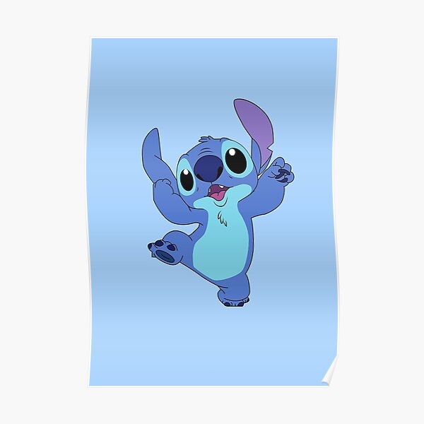 "silly stitch" Poster for Sale by SDKAY | Redbubble