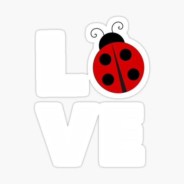 "Ladybug Love Ladybug Lovers Ladybug Gift Ladybug Lover" Sticker for ...