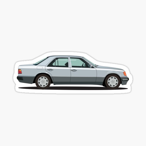 Sticker: W124 | Redbubble