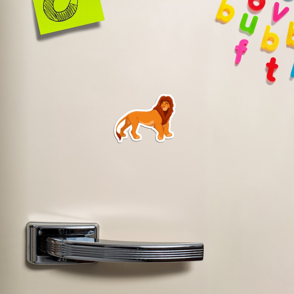 "Simba" Sticker for Sale by WHIT3FANG | Redbubble