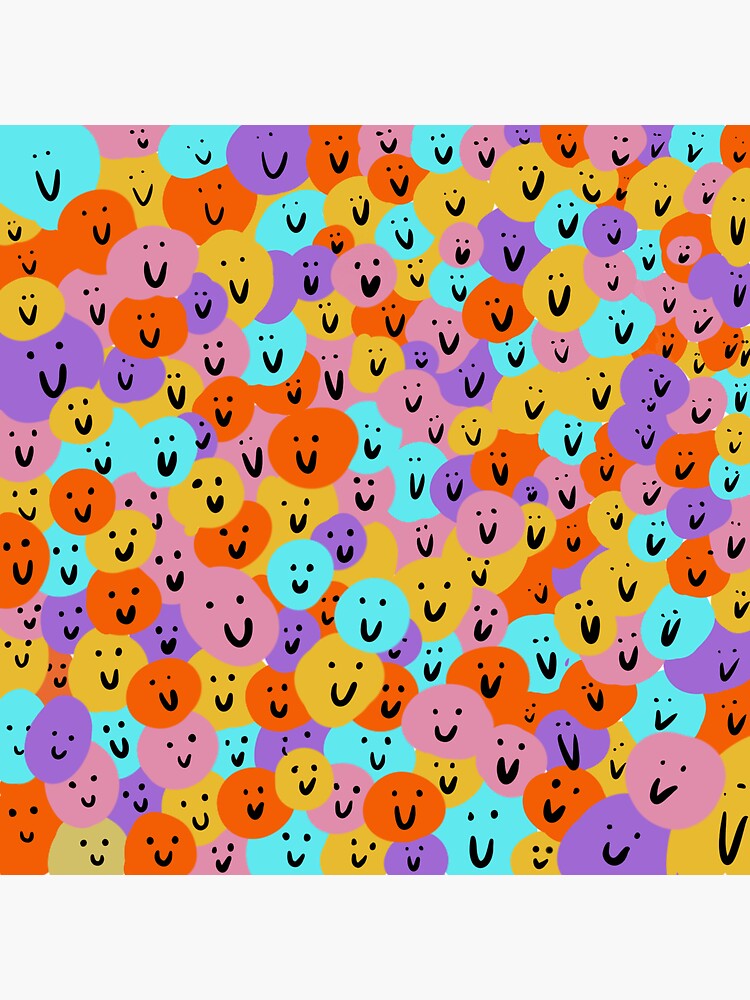 "vsco happy colorful smile" Sticker for Sale by bridgetmauldin | Redbubble