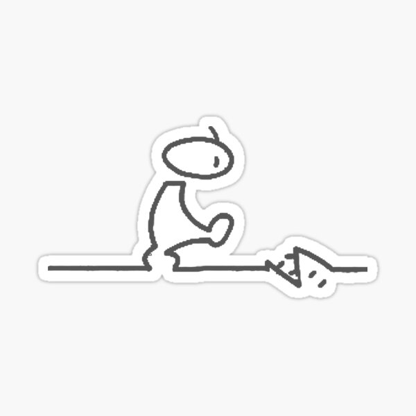 "Tee shirt fun walk" Sticker by keylight | Redbubble