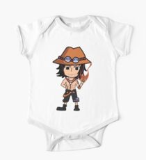 Portgas D Ace Short Sleeve Baby One-Piece | Redbubble