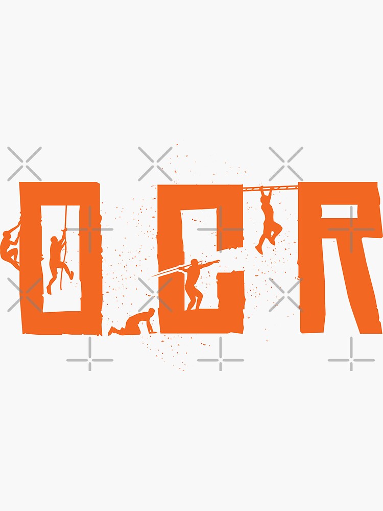 "OCR Parkour Sport." Sticker for Sale by emphatic | Redbubble