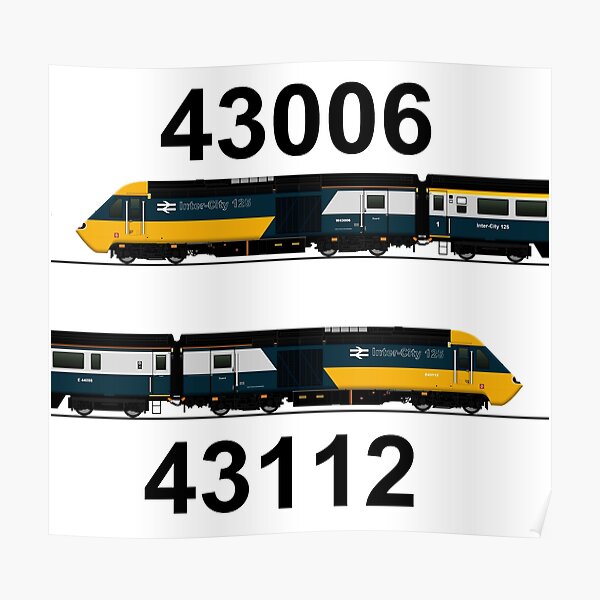 "LNER HST INTERCITY 125" Poster for Sale by CraigMatthews | Redbubble