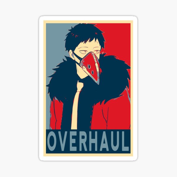 "Kai Chisaki Overhaul My Hero Academia" Sticker for Sale by ...