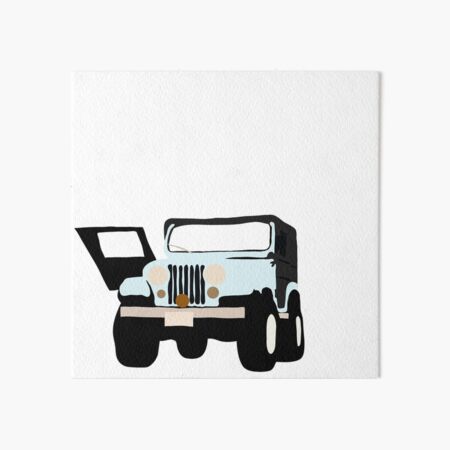 "stiles stilinski jeep" Art Board Print for Sale by amalieedits | Redbubble