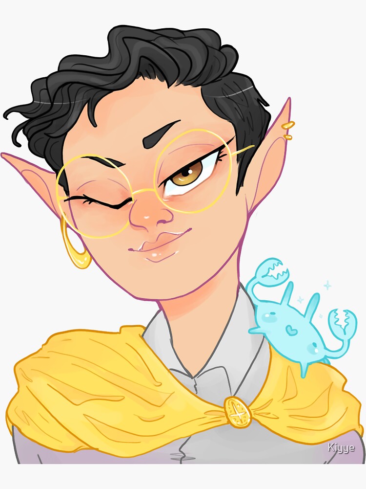 "Sir Fitzroy Maplecourt" Sticker for Sale by Kiyye | Redbubble