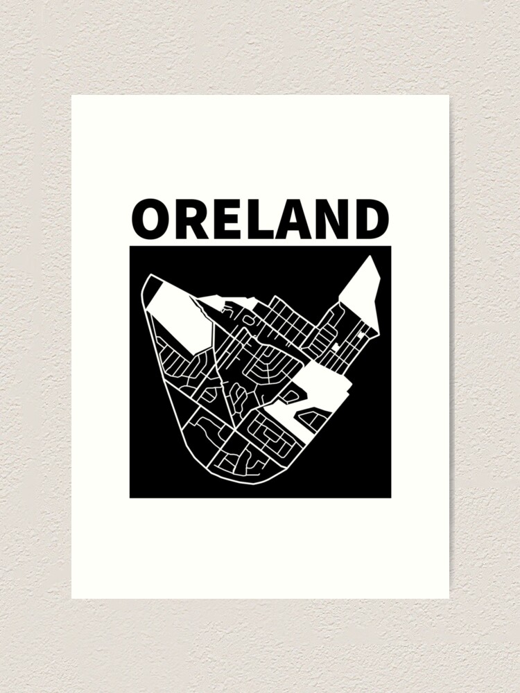 ""MAP" - Oreland Logo" Art Print for Sale by orelandpa | Redbubble