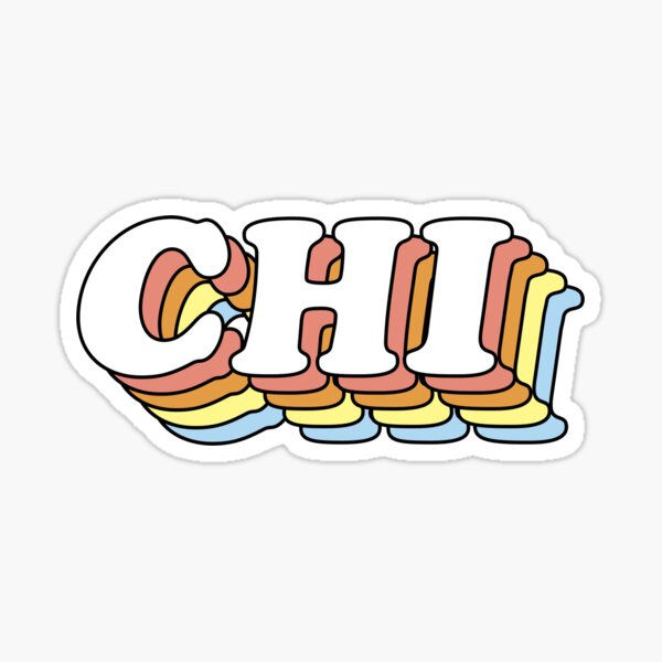 "3D Retro Greek Letter Chi" Sticker for Sale by xoxoleah | Redbubble