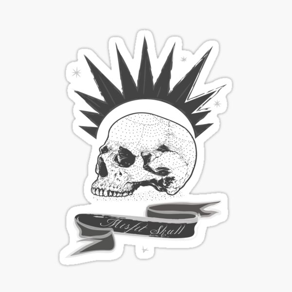 "Chloe Price (Missfit Skull) - Life is Strange" Sticker by Paulina ...
