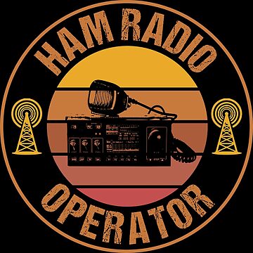 "Vintage Ham Radio Operator" Poster for Sale by Jmack40 | Redbubble