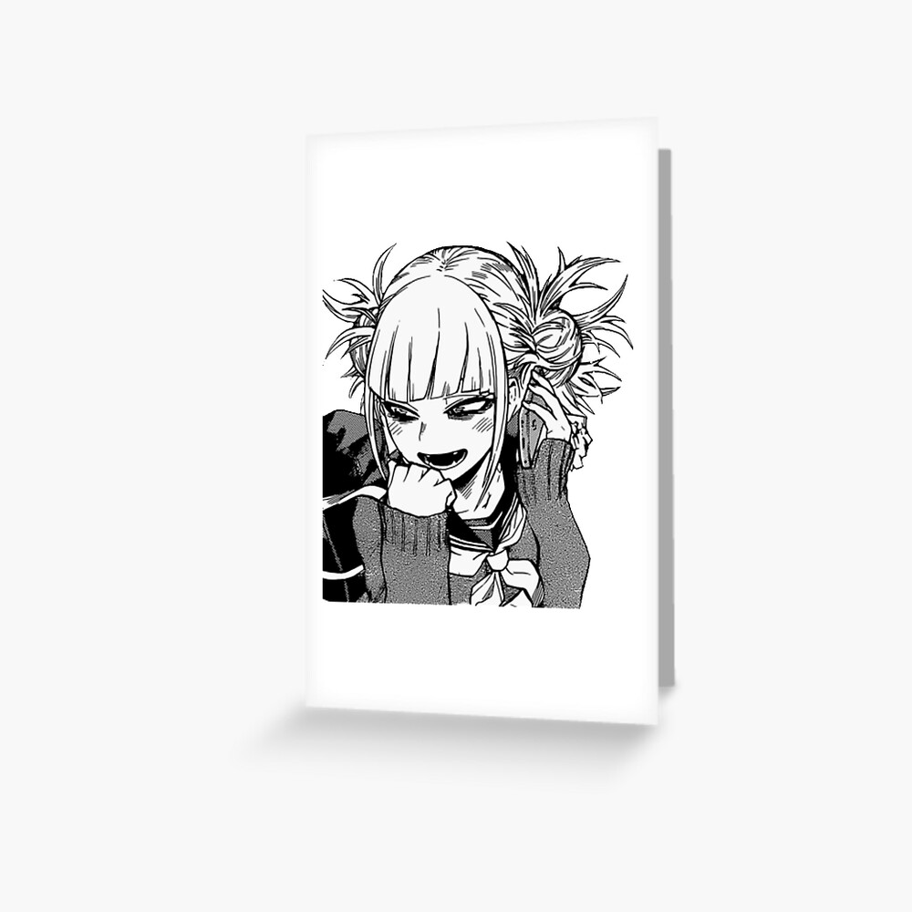 "Cute Himiko Toga Sticker" Greeting Card by ArcaneTragic | Redbubble