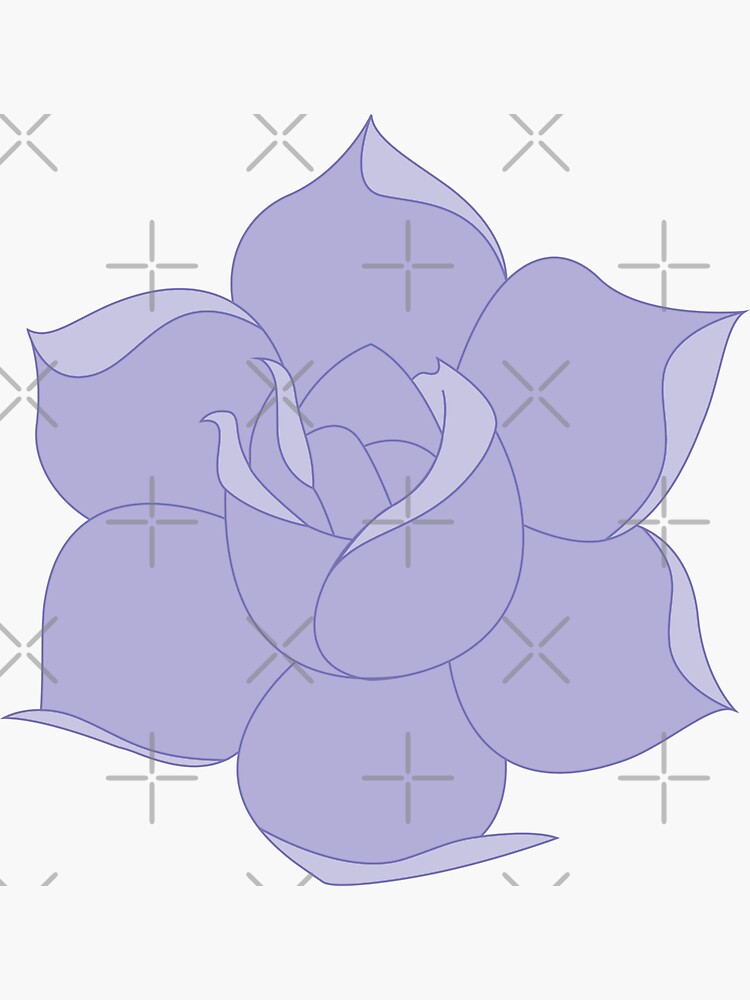 "Purple Rose" Sticker for Sale by EthanDecker | Redbubble