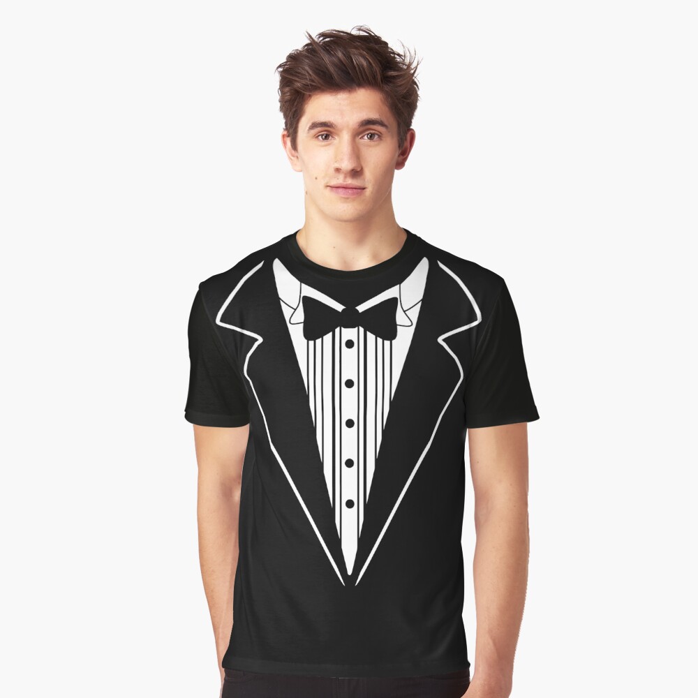 "Tuxedo Print (White)" Poster for Sale by russell7lee | Redbubble