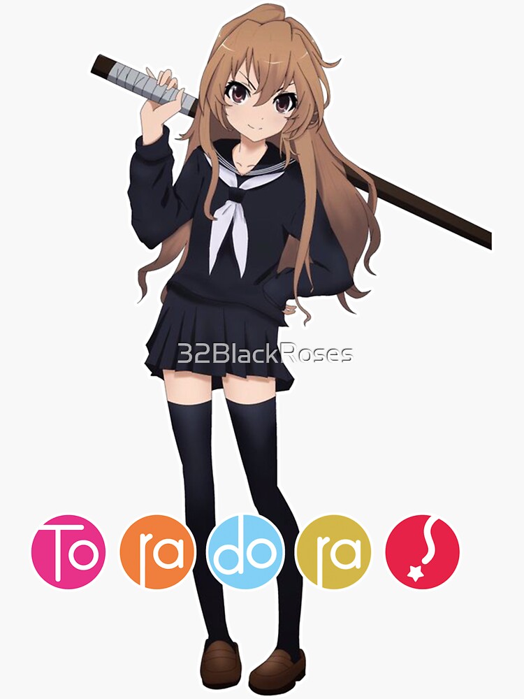 "Toradora" Sticker for Sale by 32BlackRoses | Redbubble