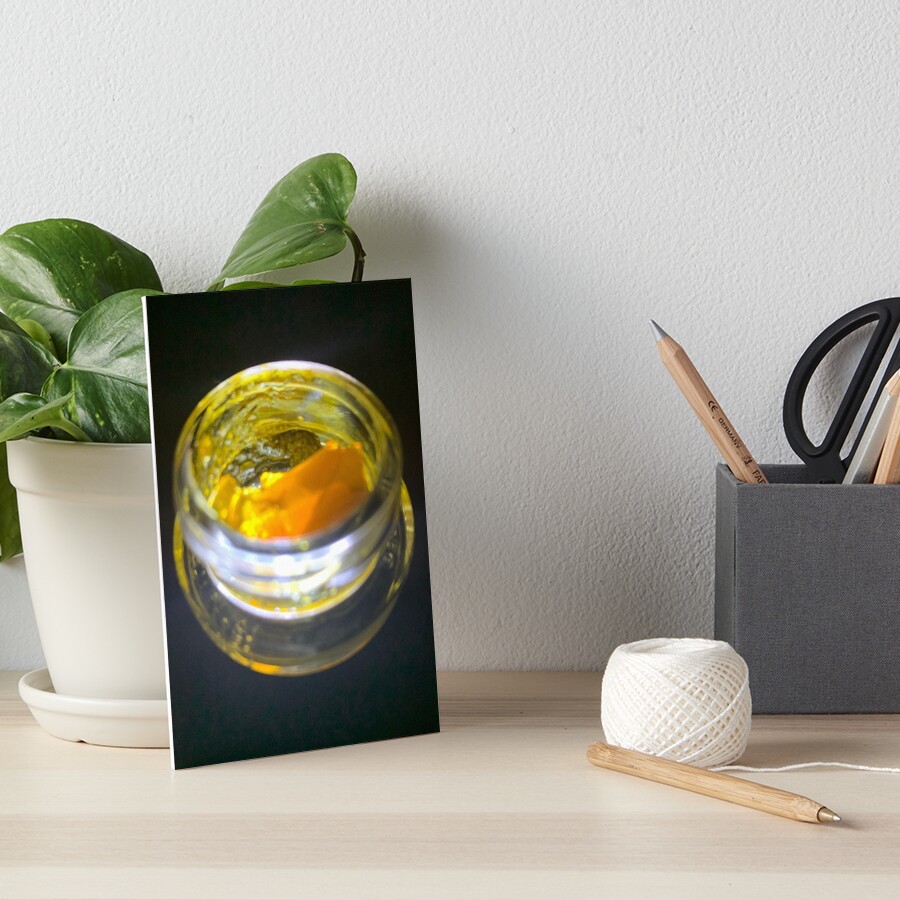 "Dabs, concentrate, wax, shatter, oil, erl, 710, vape" Art Board Print ...