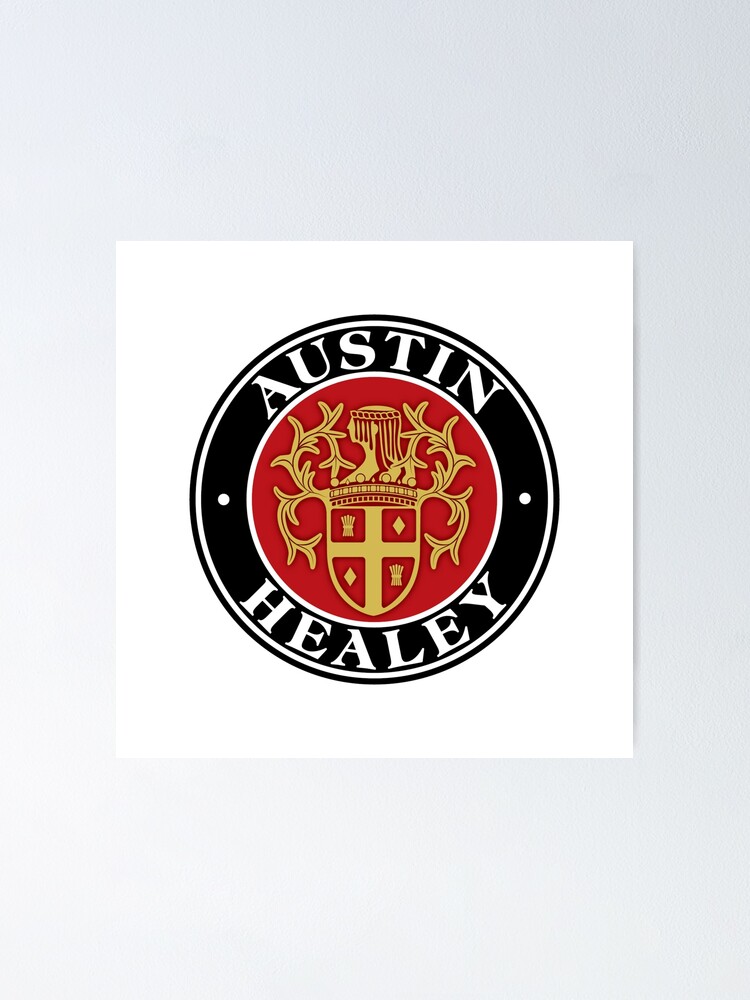 "Austin Healey Emblem" Poster for Sale by lionedas | Redbubble