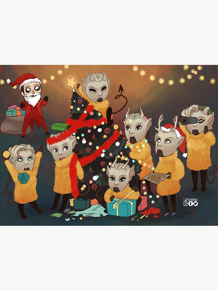 "Happy Ghouls Holidays" Greeting Card by Lambyrinth | Redbubble