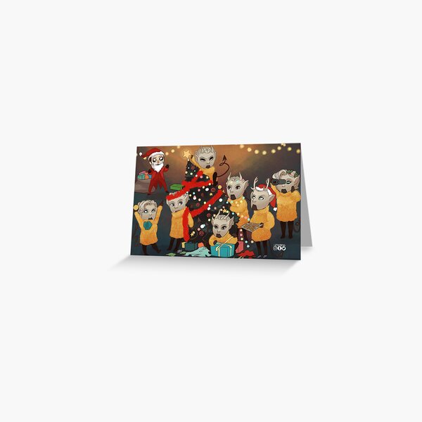 "Happy Ghouls Holidays" Greeting Card by Lambyrinth | Redbubble