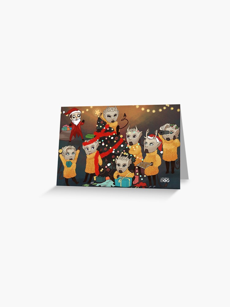 "Happy Ghouls Holidays" Greeting Card by Lambyrinth | Redbubble