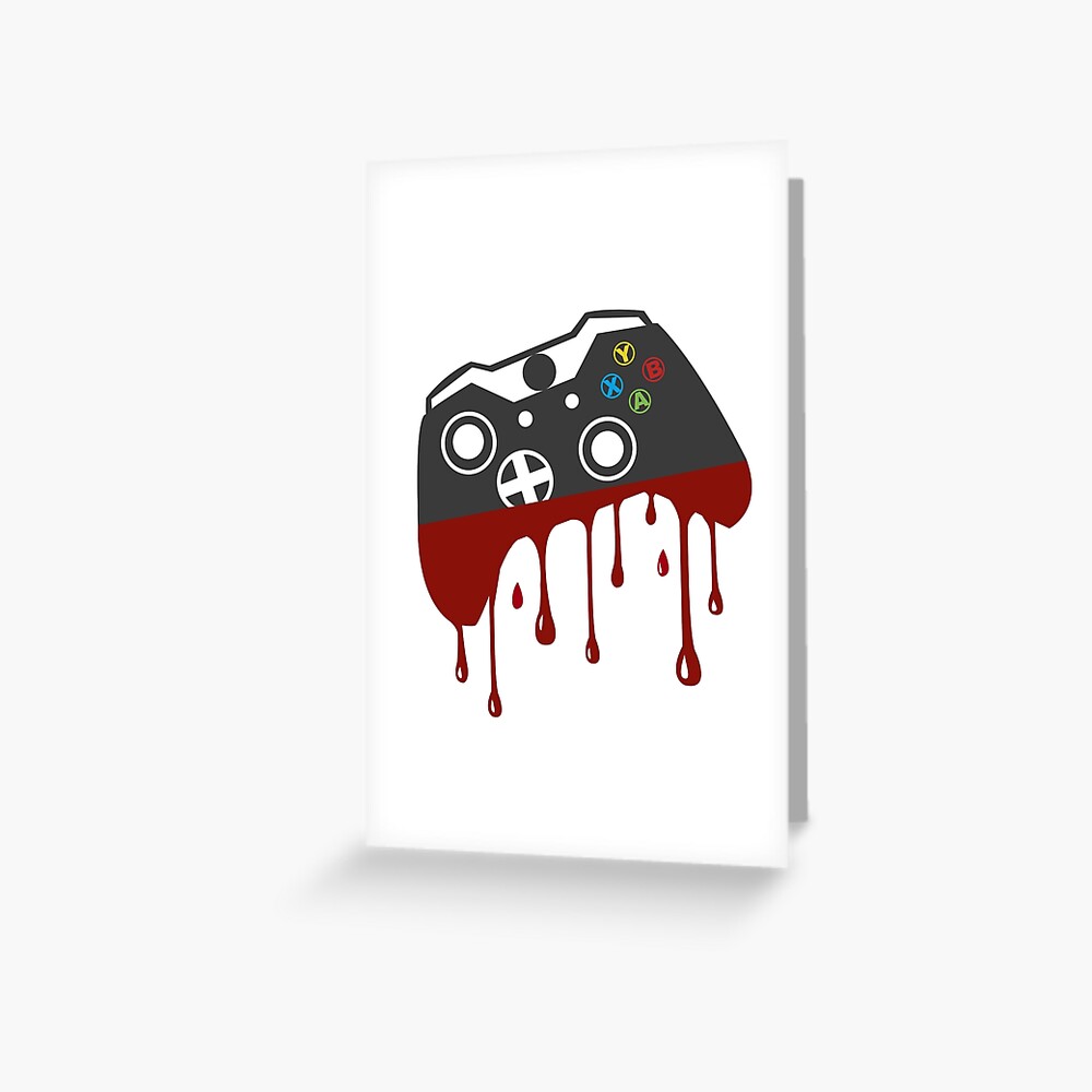 "Xbox controller dripping" Greeting Card for Sale by AkraidaxDesign ...