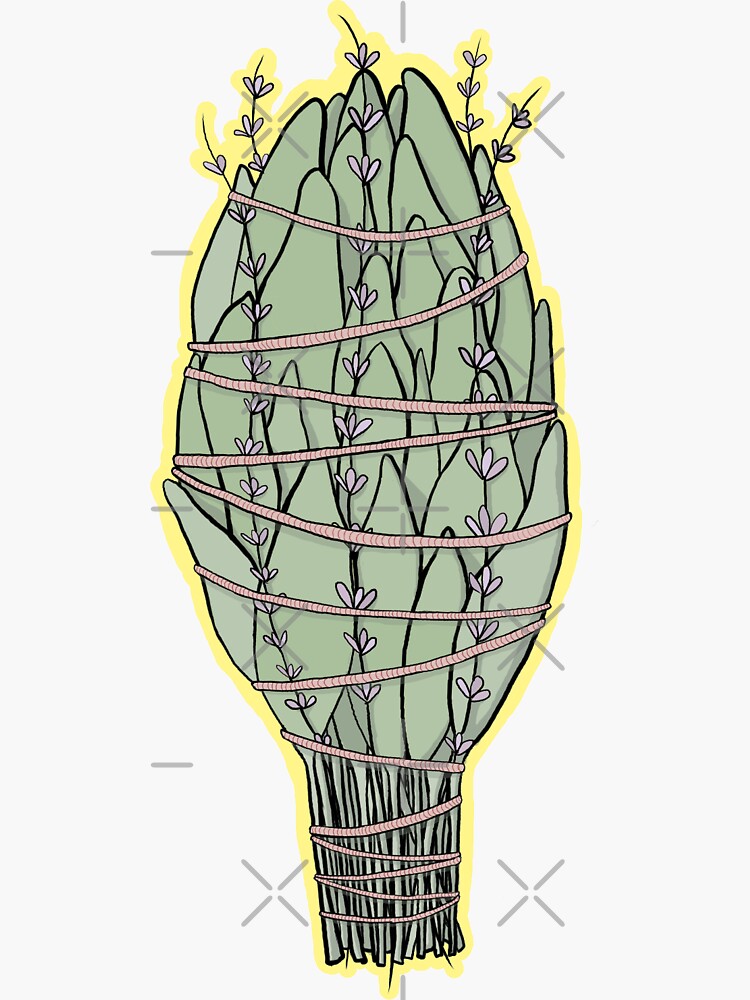 "Smudge Stick" Sticker for Sale by heyitsnat | Redbubble