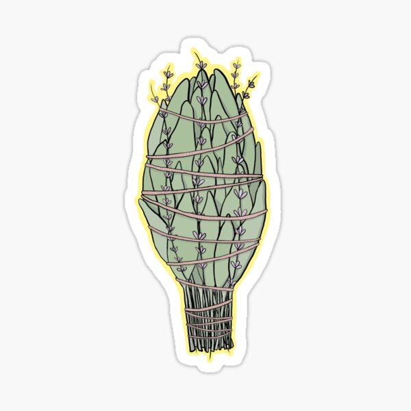 "Smudge Stick" Sticker for Sale by heyitsnat | Redbubble